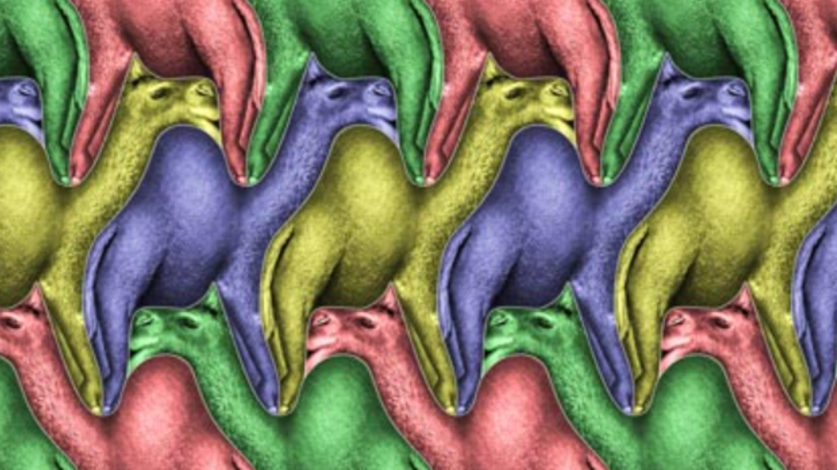 “Camels” by Dominique Ribault - Tiled.art