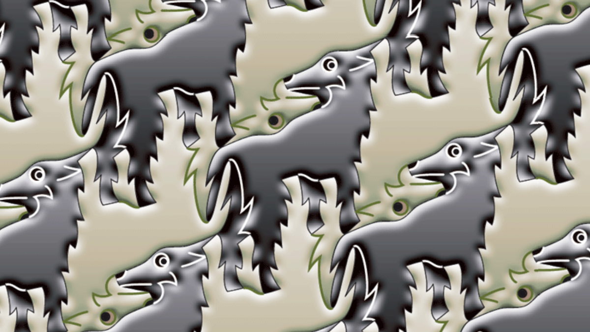 “Wolf” by Alain Nicolas - Tiled.art